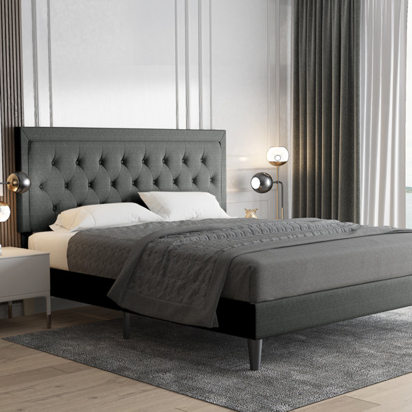 Mercury Row® Hegg Tufted Upholstered Platform Bed And Reviews Wayfair
